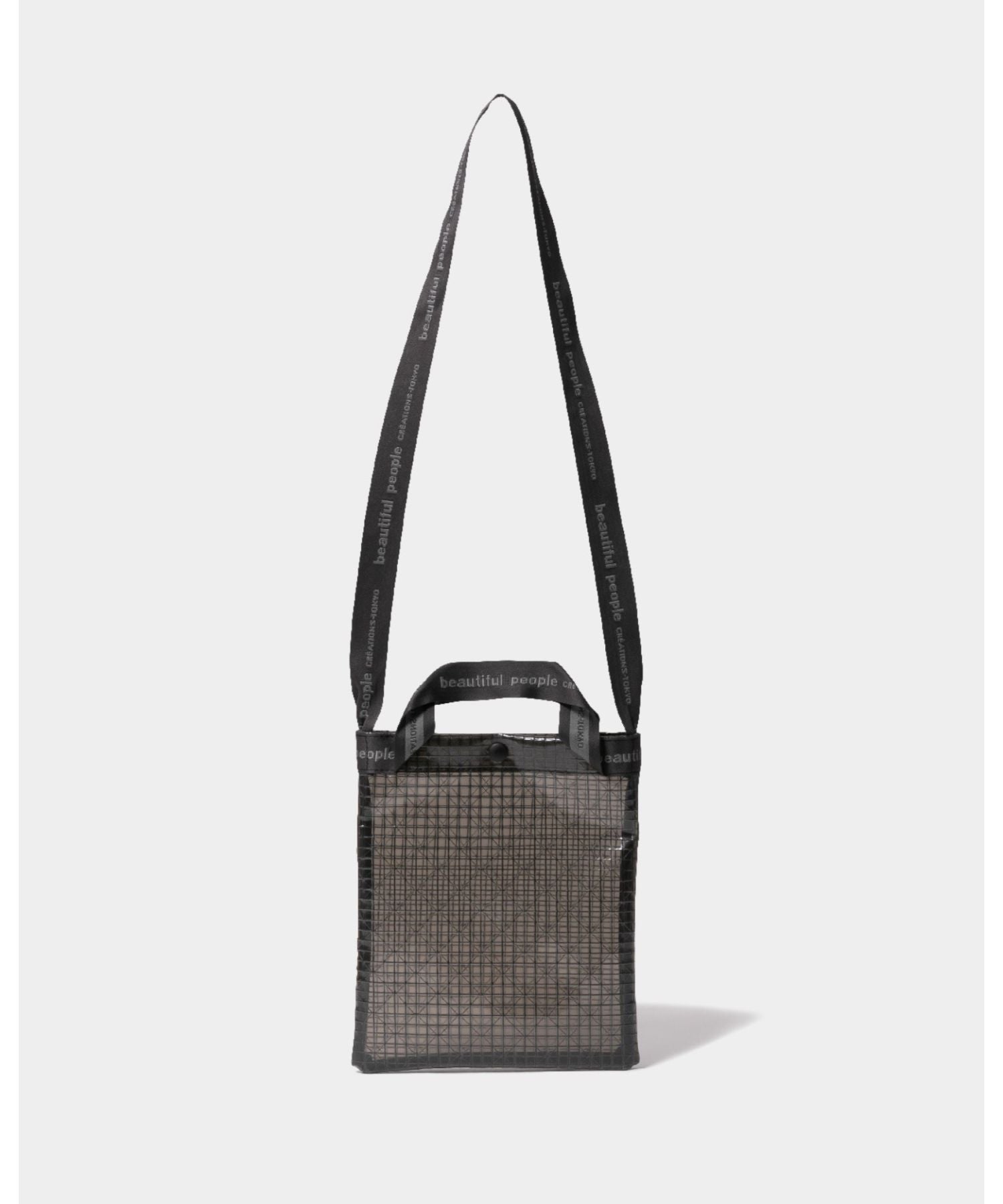 Vinyl logo tape Sacoche bag - beautiful people (ビューティフルピープル) - bag (バッグ ...